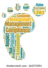 Compliance Word Cloud Shaped Feed Stock Illustration 262573391 ...