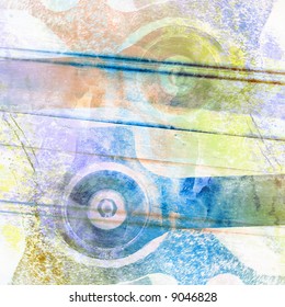 Composite Image Textured Train Wheel Texture Stock Illustration 9046828 ...