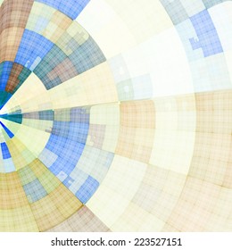 Composition Abstract Radial Grid Lights Concept Stock Illustration ...
