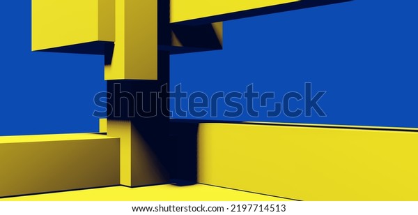 Composition Geometric Shapes Construction Architecture Background Stock ...