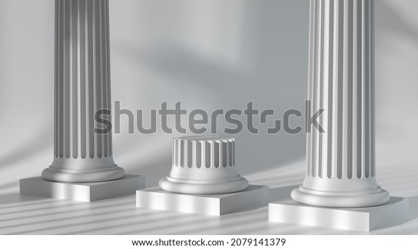 Composition Geometric Shapes Instability Structure Grey Stock ...