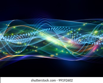 Overlapping Sine Waves Background Suitable Backdrop Stock Illustration ...