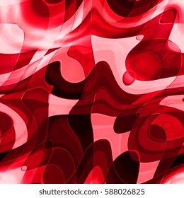 Composition Red Organic Forms Stock Illustration 588026825 | Shutterstock