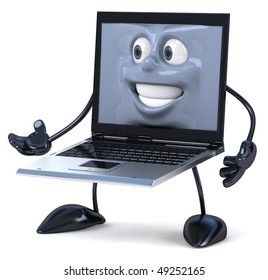 Cute Computer Monitor Character Megaphone Isolated 스톡 일러스트 269950079 ...