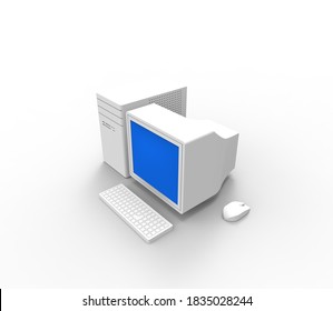 Computer 3d Illustration By 3d Rendering Stock Illustration 1835028244 ...