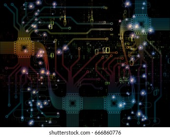 Computer Connection Series Arrangement Cpu Motherboard: ภาพประกอบสต็อก ...
