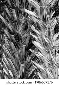 Computer Created Horror Backgrounds Waves Architect Stock Illustration ...