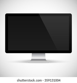 Black Lcd Screen Sideview Black Lcd: เวกเตอร์สต็อก (ปลอดค่าลิขสิทธิ์ ...