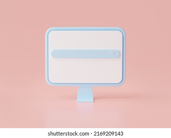 Computer Display Blank Screen Display Icon Stock Illustration ...
