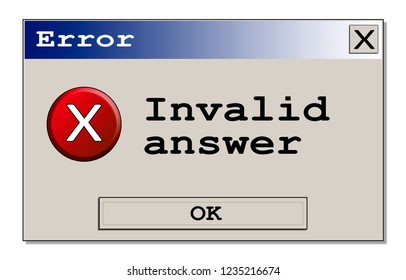 Computer Error Box Funny Fake Message Stock Illustration 1235216674 ...
