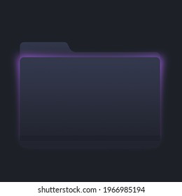 Computer Folder Icon Storage Symboldata Illustration Stock Illustration ...