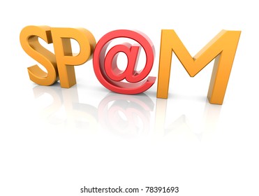 Computer Generated 3d Image Showing Spam Stock Illustration 78391693 ...