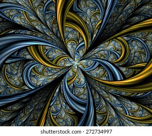 Computer Generated Fractal Artwork Creative Artdesign Stock ...