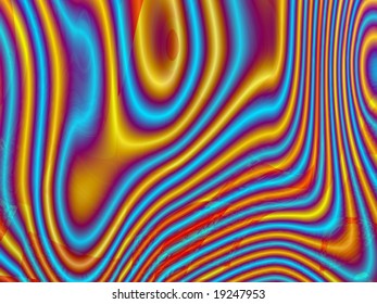 Computer Generated Wavy Abstract Background Stock Illustration 19247953 ...
