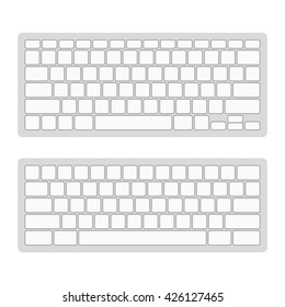 Computer Keyboard Blank Template Set Illustration Stock Illustration ...