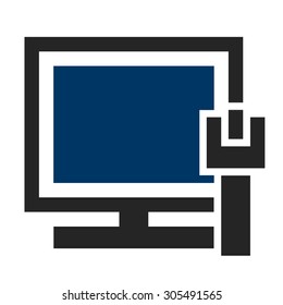 Computer Lan Symbol Stock Illustration 305491565 | Shutterstock