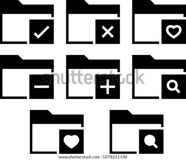 Computer Miscellaneous Folder Icon File Folder Stock Illustration ...