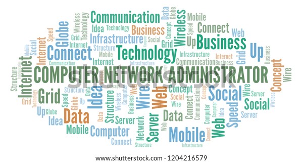 Computer Network Administrator Word Cloud Stock Illustration 1204216579 ...