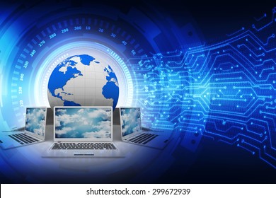 Computer Network Background Stock Illustration 299672939 | Shutterstock