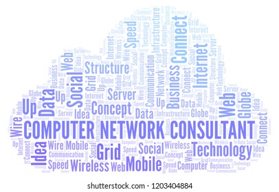 Computer Network Consultant Word Cloud Stock Illustration 1203404884 ...