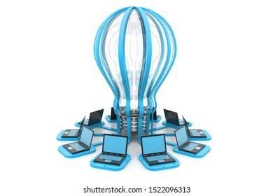 Computer Network Internet Concept Network Diagram Stock Illustration ...