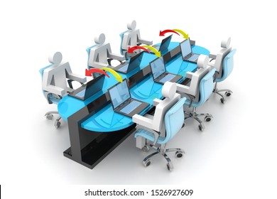 Computer Network Internet Concept Network Diagram Stock Illustration ...