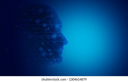 Computer Networking Background Deep Learning Data Stock Illustration ...