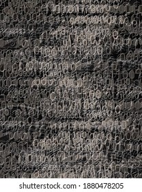 Computer Numbers Confusion Concept Background Stock Illustration ...