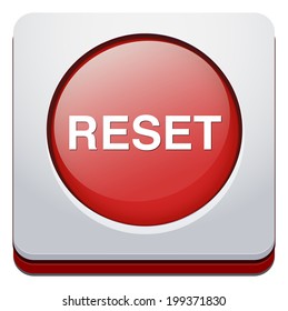 3d Render Reset Button On White 스톡 일러스트 89378083 | Shutterstock