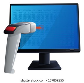 Computer Scan Illustration Stock Illustration 157859255 | Shutterstock
