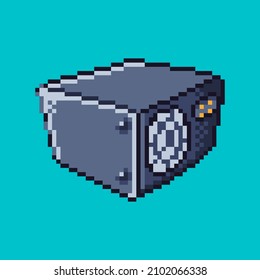 Computer Tools Accessories Pixel Art Collection Stock Illustration ...