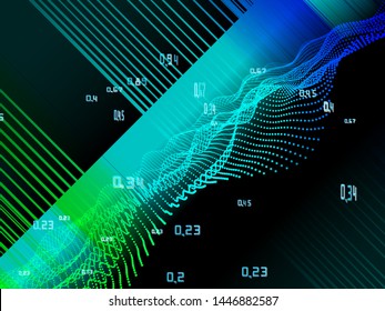 Computing Algorithm Artificial Cryptography Infographic Big Stock ...
