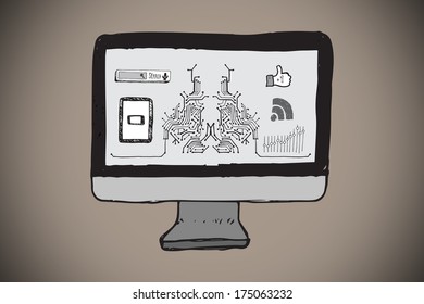 629 Circuit board doodle Images, Stock Photos & Vectors | Shutterstock