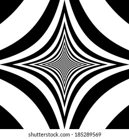 Concentric Rhombus Optical Visual Illusion Stock Illustration 185289569 ...