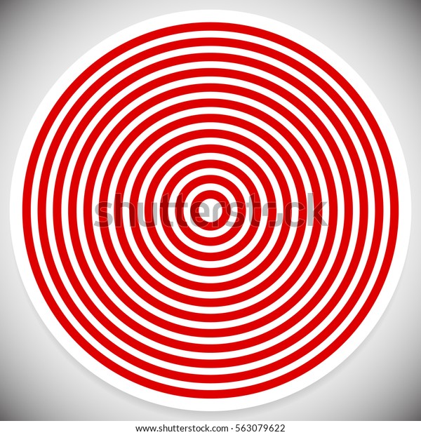 Concentric Rings Circles Pattern Circles Background Stock Illustration ...