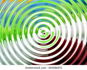 Concentric Ripple Effect Circles Liquid Material Stock Illustration ...