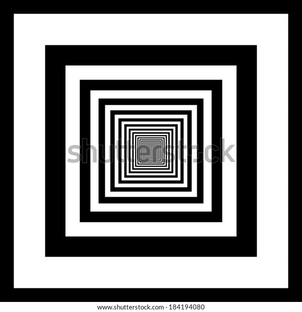 Concentric Squares Stock Illustration 184194080 | Shutterstock