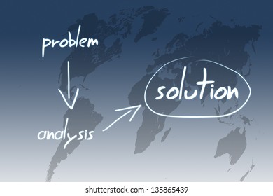 Concept Analysis Solving Problems Result Solution Stock Illustration ...