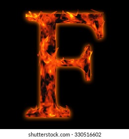 Letters Symbols Fire Letter F Stock Illustration 133465034 | Shutterstock