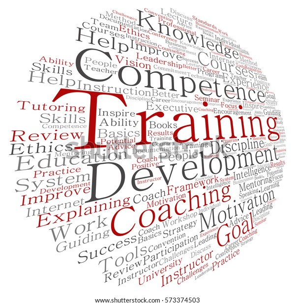 Concept Conceptual Training Coaching Learning Study Stock Illustration ...