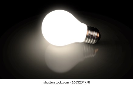 Modern Led Lamp Model Turned On Stock Photo (Edit Now) 1725198727