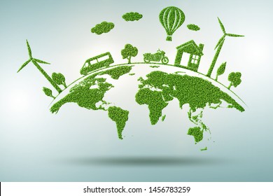 Concept Environmental Protection 3d Rendering Stock Illustration ...