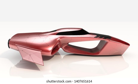 Concept Hover Car Future High Quality Stock Illustration 1407651614 ...