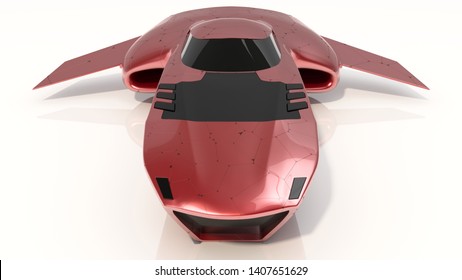 Concept Hover Car Future High Quality Stock Illustration 1407651629 ...