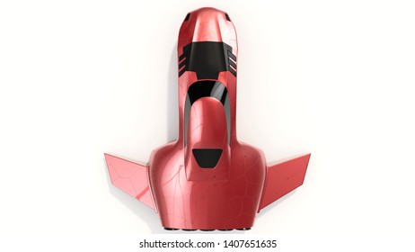 Concept Hover Car Future High Quality Stock Illustration 1407651635 ...