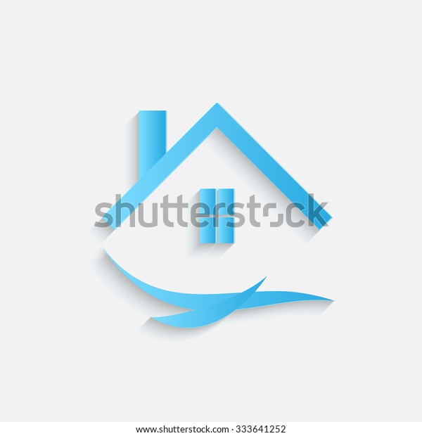 Concept Image Abstract House Design Isolated Stock Illustration ...