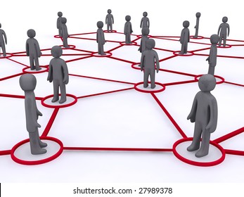 Concept Image Representing Networking This Image Stock Illustration ...