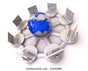 Concept Internet 3d Stock Illustration 21645889 | Shutterstock