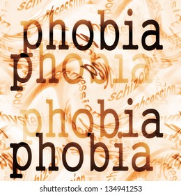 Concept Phobia Background Texture Stock Illustration 134941253 ...