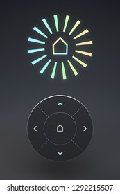 Concept Smart Home Control Panel Smart Stock Illustration 1292215507 ...